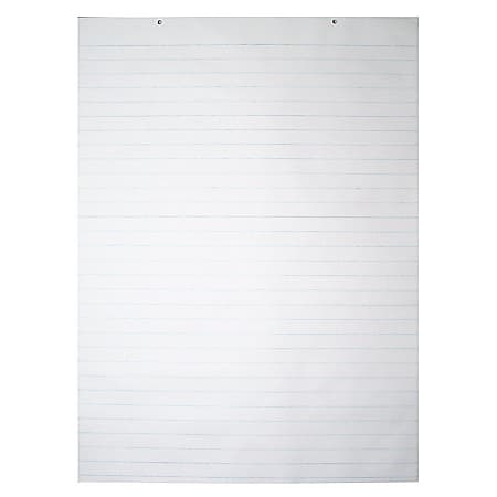 Pacon Chart Pad 24 x 32 2 Hole Top Punched 1 Ruled 70 Sheets - Office Depot