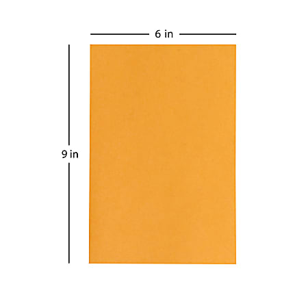 Office Depot Brand 6 x 9 Manila Envelopes Clasp Closure Brown Kraft Box ...