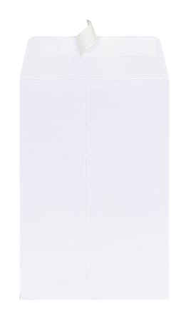 Office Depot Brand 6 x 9 Catalog Envelopes Clean Seal White Box Of 25 ...