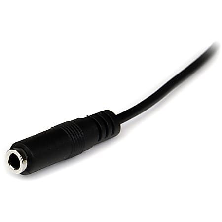 StarTech.com Slim 3.5mm Stereo Extension Audio Cable 3.3 - Office Depot