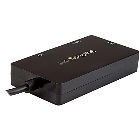 StarTech.com USB C Multiport Video Adapter 3 in 1 USB Type C Video ...