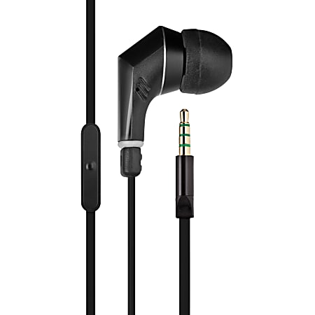 iFrogz Symphony Audio Earbuds With Mic Black - Office Depot