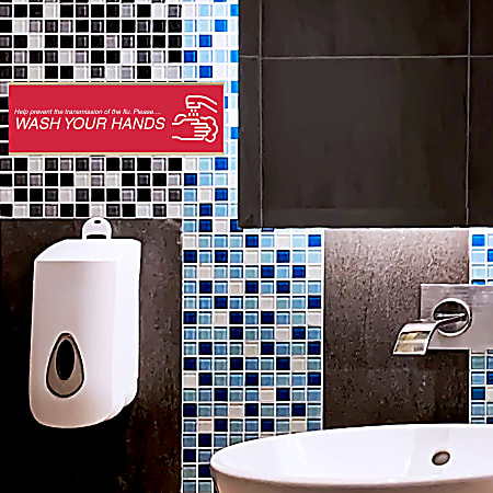 Custom Engraved Plastic Wall Signs With Slide in Metal Flush Wall Mount ...