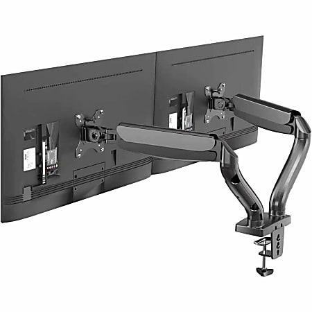 Dual Monitor Arm Fully Adjustable Double Screen Mount for 2 Monitors ...