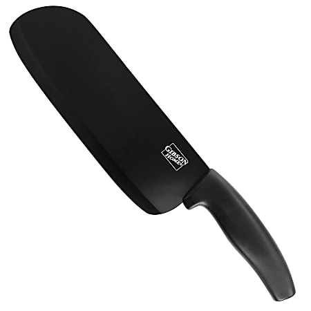 Gibson Home Edge Craft Cutlery Set With Cutting Board Black - Office Depot