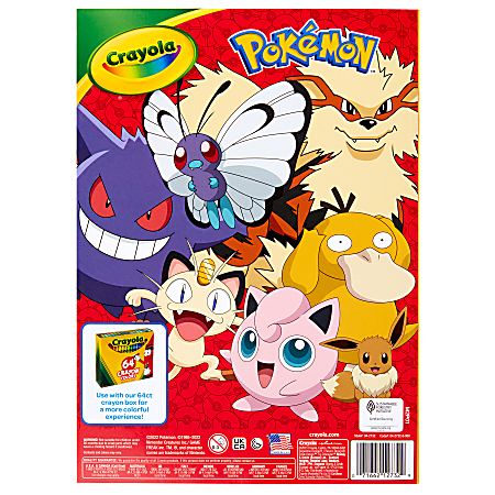 Crayola Coloring Books Pok mon Bundle Of 8 Books - Office Depot