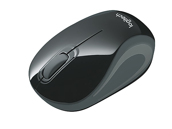 Logitech M187 Mini Wireless Optical Mouse Black 910 002726 - Office Depot