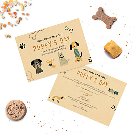 Avery Printable Postcards 95273 KMC10 Rectangle 3.5 x 5 Kraft Brown ...
