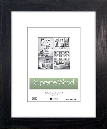 Timeless Frames Matted Regal Frame 12 x 15 Black - ODP Business Solutions