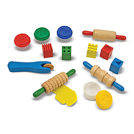 Melissa Doug Created by Me Shape Model Mold Modeling Dough Kit ...