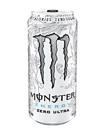 Monster Zero Ultra Energy Drink 16 Oz - Office Depot