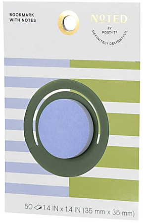 Noted by Post it Bookmark Notes 1 716 H x 1 716 W x 14 D Pink 50 Sheets ...