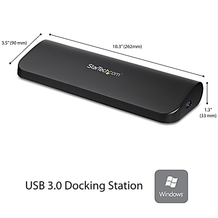 StarTech.com USB 3.0 Docking Station Compatible with WindowsmacOS ...