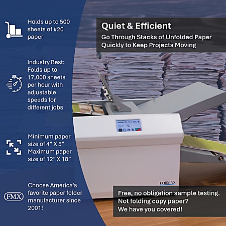 automatic desktop paper folder