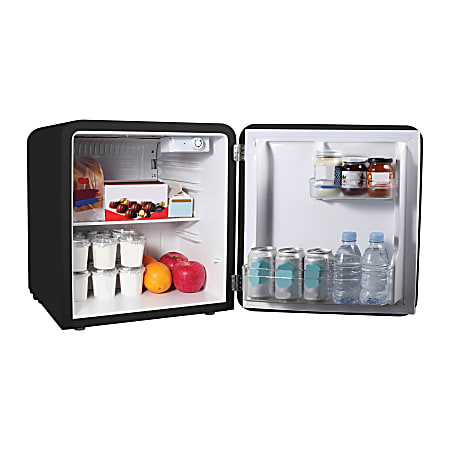 Magic Chef 1.6 Cu. Ft. Retro Mini Fridge With Manual Defrost Black ...