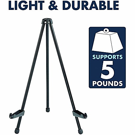 Quartet Instant Display Easel Tabletop Black - Office Depot