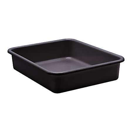 Teacher Created Resources Plastic Letter Tray Large Black Pack Of 6 ...