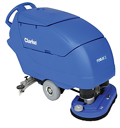 Clarke® Focus II 34" Disc Walk Behind Auto Scrubber With Onboard ...
