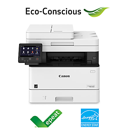 Canon imageCLASS MF445dw Wireless Laser All In One Monochrome Printer ...