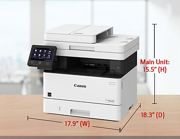 Canon imageCLASS MF445dw Wireless Laser All In One Monochrome Printer - Office Depot