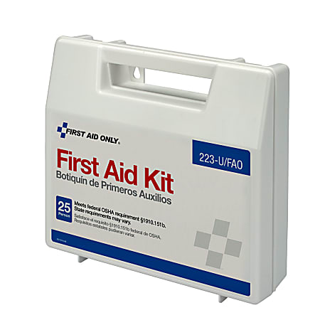 First Aid Only OSHA Compliant Bulk 25 Person First Aid Kit - Office Depot