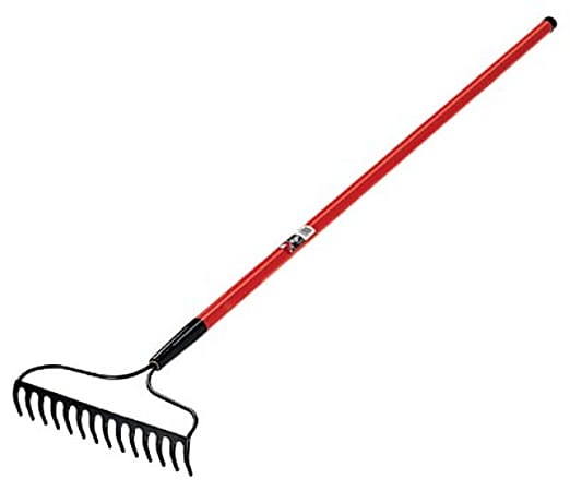 Jackson Eagle Bow Rake with Fiberglass Handle 14 Curved Tines - Office ...