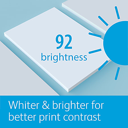 Xerox Vitality Multi Use Printer Copy Paper 1 Ream White Ledger 11 x 17 ...