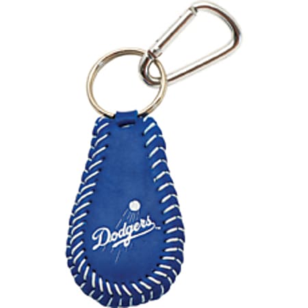 Los Angeles Dodgers Team Color Baseball Keychain - Office Depot