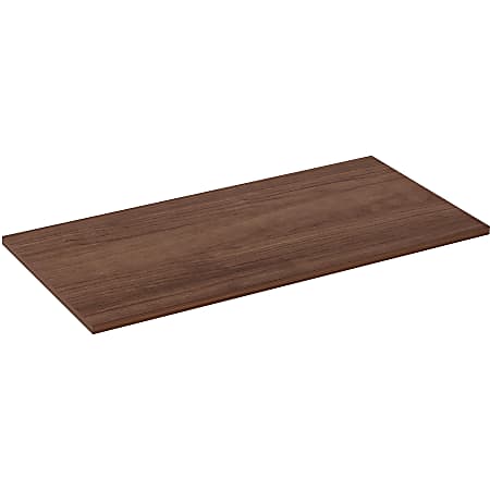 Lorell Quadro Sit To Stand Laminate Table Top 48 W x 24 D Walnut ...