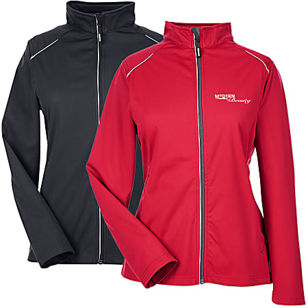 Custom Core 365 Ladies Techno Lite 3 Layer Knit Shell Jacket - Office Depot