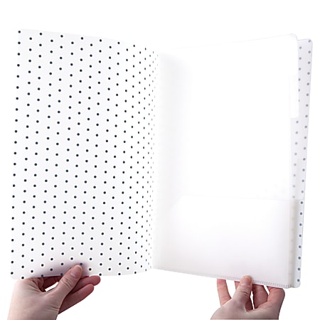 Realspace Poly Expanding File Folder 8 Pocket Letter Size 4 Expansion ...