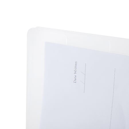 Realspace Poly Expanding File Folder 8 Pocket Letter Size 4 Expansion ...