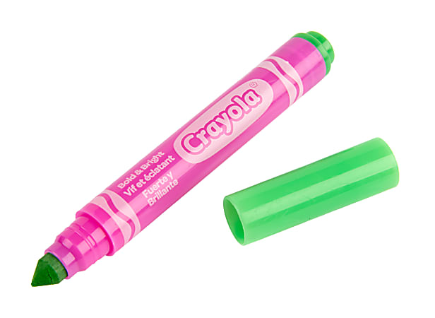 Crayola Washable Markers Pack Of 10 Markers Broad Line Bold Bright ...