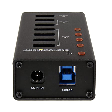 StarTech.com 4 Port USB 3.0 Hub plus 3 Dedicated USB Charging Ports 2 x ...