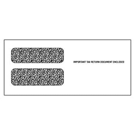 30percent Recycled Double Window Self Seal Envelopes For 1098 And 1099 ...