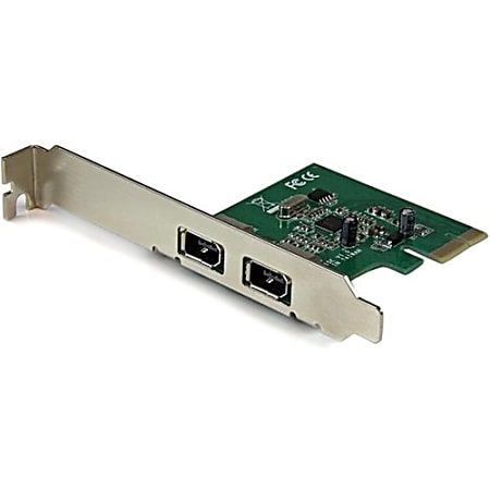StarTech.com 2 Port 1394a PCI Express FireWire Card PCIe FireWire ...