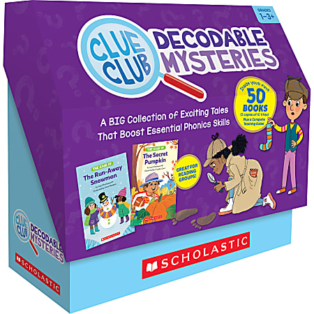 Scholastic Teaching Solutions Clue Club Decodable Mysteries Multi Copy ...