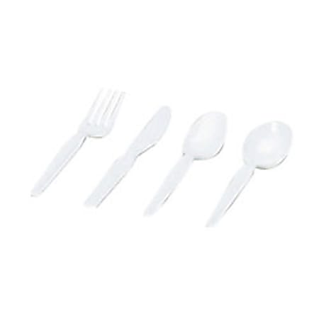Dixie Medium Weight Plastic Spoons White Box Of 100 - Office Depot