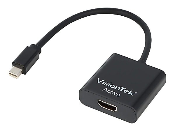 VisionTek Active Mini DP to HDMI Adapter Cable Video converter ...