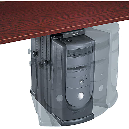 Fellowes Professional Series Underdesk CPU Support Adjustable Height 40 ...
