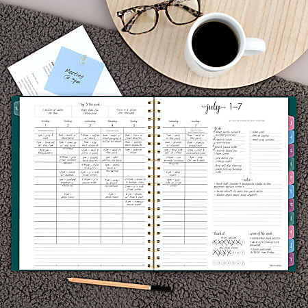 2024 2025 AT A GLANCE Harmony WeeklyMonthly Academic Planner 8 12 x 11 ...