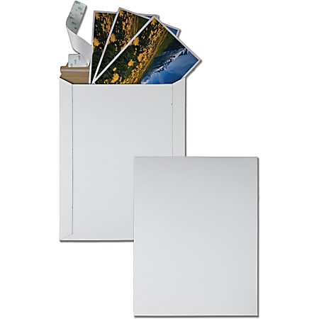 Quality Park Redi Strip Envelopes Photo Mailers 9 34 x 12 12 White Box ...