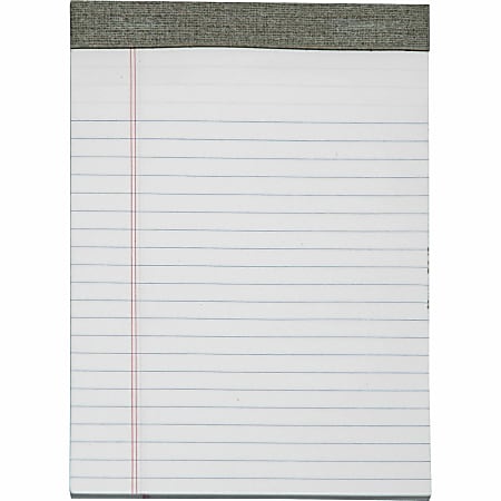 SKILCRAFT Linen Top Writing Pads 5 x 8 White Pack Of 12 AbilityOne 7530 ...