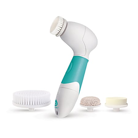 Pursonic Waterproof Facial Cleansing Brush 8 H x 6 W x 2 D Aqua ...