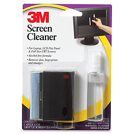 3M Screen Cleaner 0.6 Oz Bottle - Office Depot