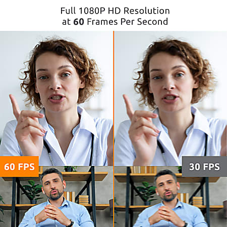 Toucan Compact And Powerful 1080P FHD Streaming Webcam 4.38 H x 4.63 W ...