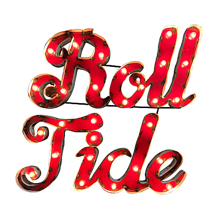 Imperial NCAA Lighted Metal Sign University of Alabama IMP5463001 - ODP ...