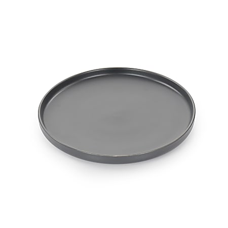 Elama Luxmatte 16 Piece Dinnerware Set Dark Gray - Office Depot