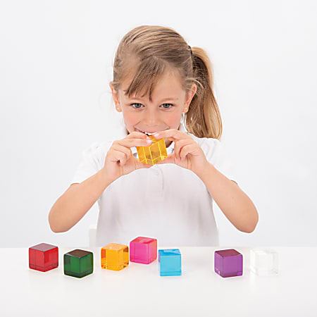 TickiT Perception Cubes 1 14 Assorted Colors All Ages Pack Of 8 Cubes ...
