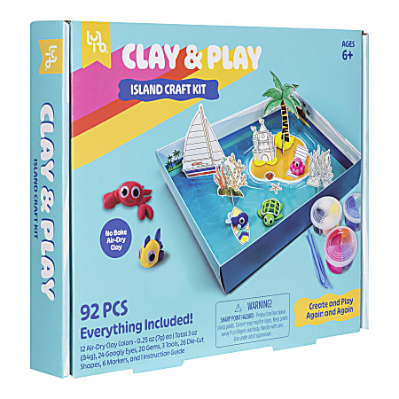 Little Yellow Bicycle Island Adventure Clay Play Kit - Office Depot